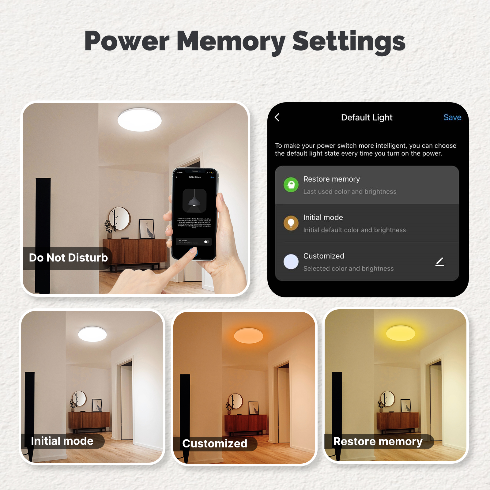 Tuya 24W WiFi Ceiling Light Smart Lamp Bluetooth With Beacon Remote ...