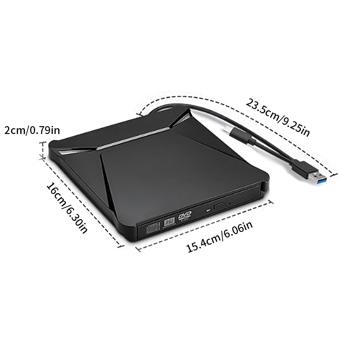 INRAM Multiple USB3.0&Type-C external drive Multi-function mobile ...