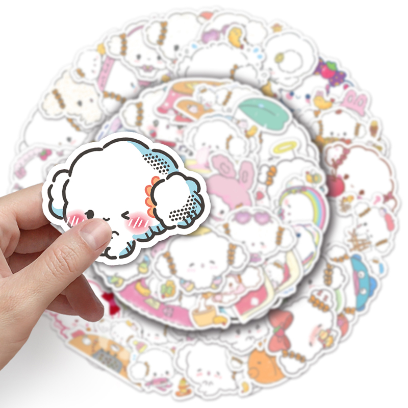51pcs Kawaii Sanrio Cogimyun Stickers Cute Anime Graffiti Sticker DIY ...