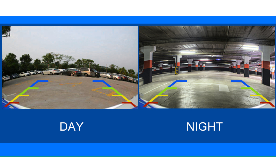 HD 1080P Car Universal Rear View Camera Visual Wide Angle Car Reverse ...