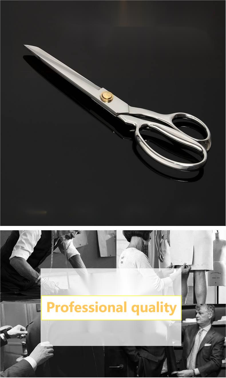 【25CM】 All-steel Sewing Scissors Large Sewing Scissors Alloy Sewing ...