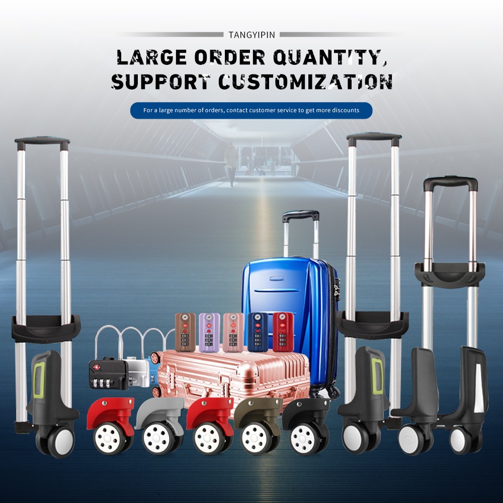 45MM Luggage Wheels Replacement Suitcase Wheels Repair Kit Axles Deluxe ...