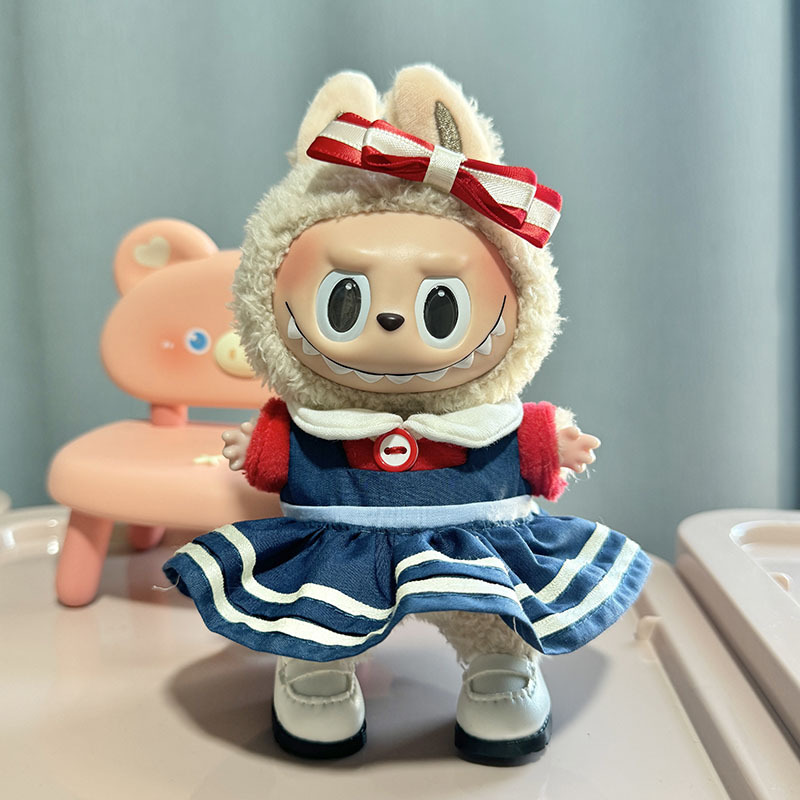 Labubu dress, red and blue Mario dress, suitable for V1/V2 wear, 15 ...