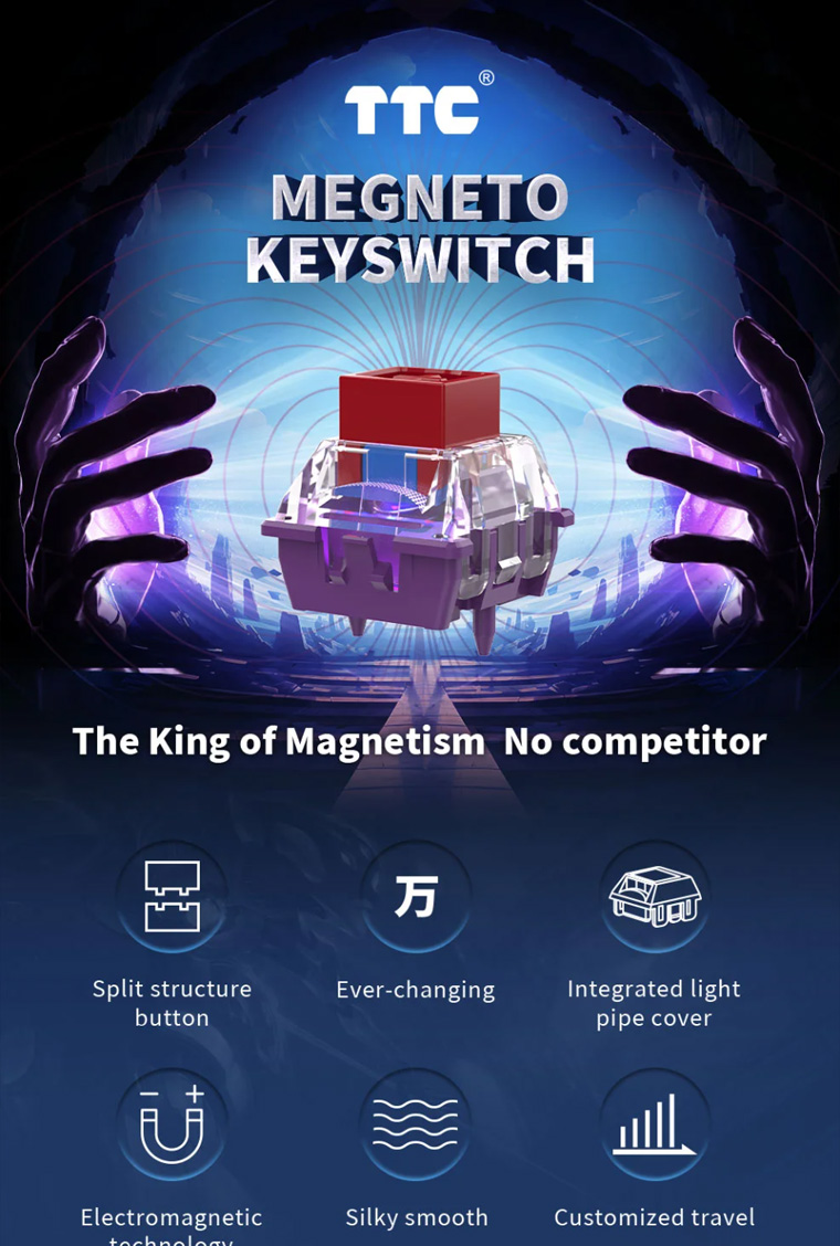 TTC Magnetic King Switch , Linear Magnetic Switch, Esports, PC ...