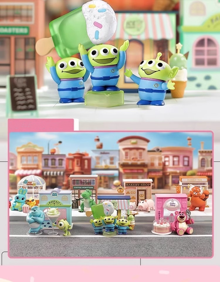 MINISO Disney Pixar Happy Dessert Street Model Blind Boxes Toy ...