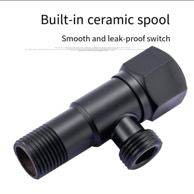 Stainless Steel Quarter Turn Angle Valve 1/2 Inch One Way Valve one in ...