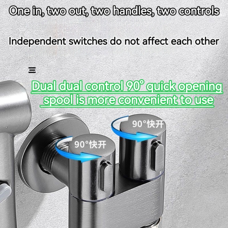 Bidet spray set High-Pressure Bathroom Toilet Hand Bidet Faucet ...