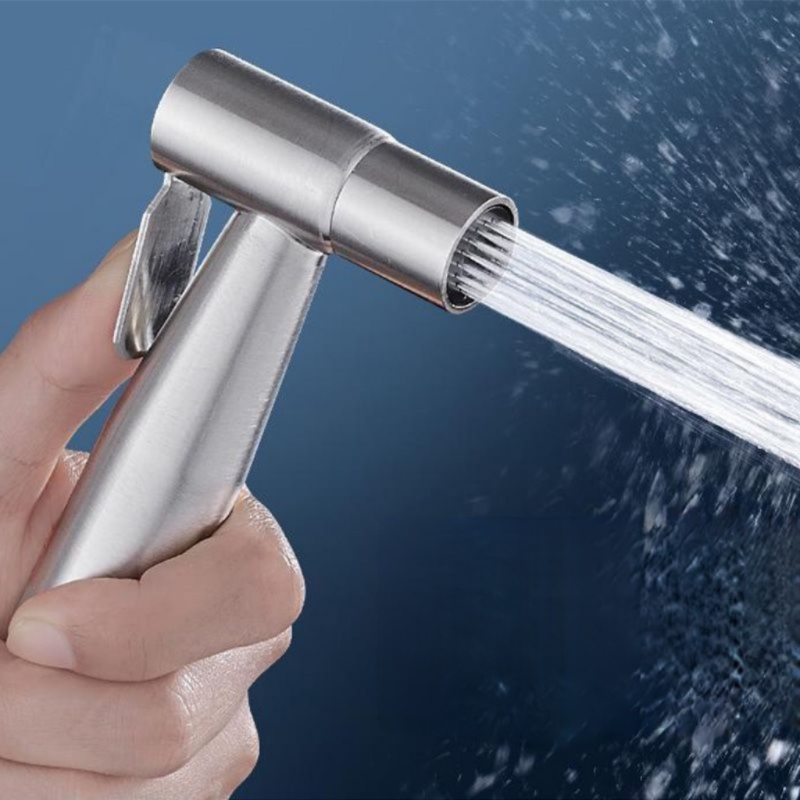 304 Stainless Steel Hand Held Toilet Bidet Sprayer Bathroom Shower ...