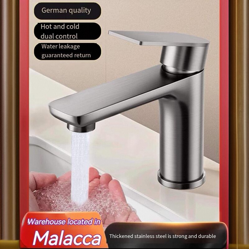 304 Stainless Steel Bathroom Basin Tap Hand washing Wash your face Wash ...