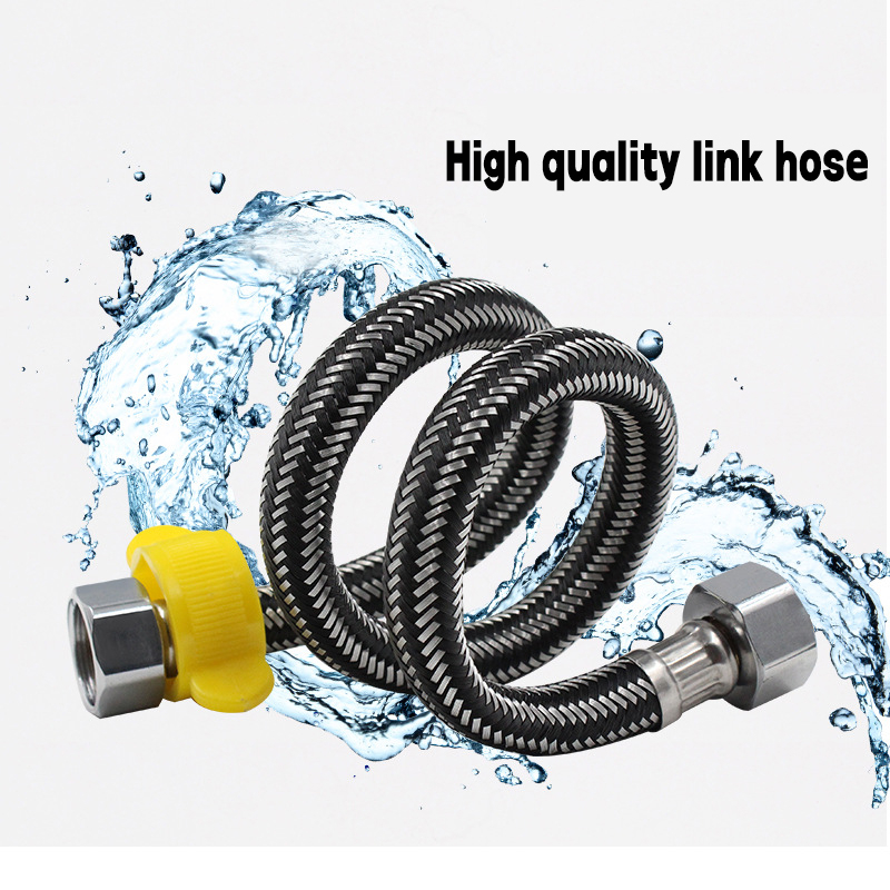 Stainless Steel Braided Flexible Water Hose water supply inlet hose Toilet bibcock New type of ...