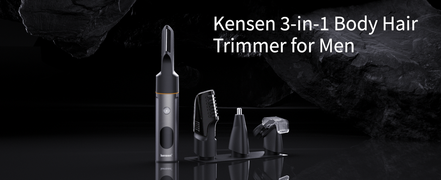 Kensen Body Hair Trimmer Electric Groin Trimmer Private Part Shaver ...