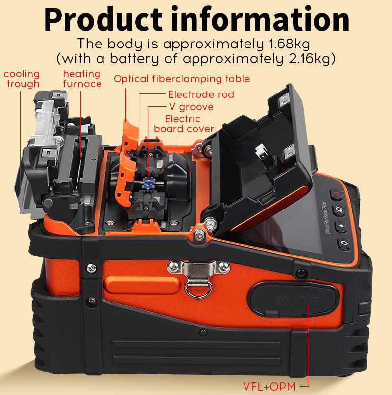 AI-9/A-5 Trunk Optical Fiber Fusion Splicer/Fiber Fusion Machine/Fully ...