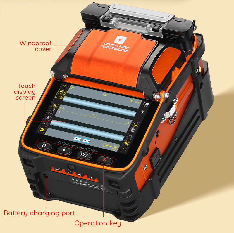 AI-9/A-5 Trunk Optical Fiber Fusion Splicer/Fiber Fusion Machine/Fully ...