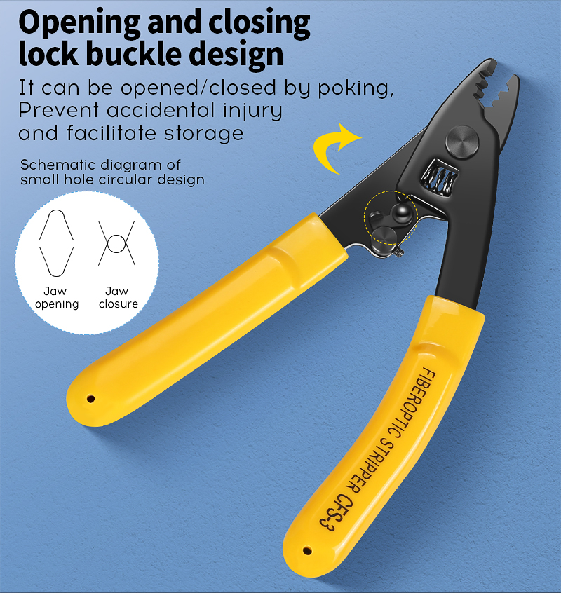 CFS-3 three Port Fiber Optic Pliers / Wire Pulls FTTH Optical ...