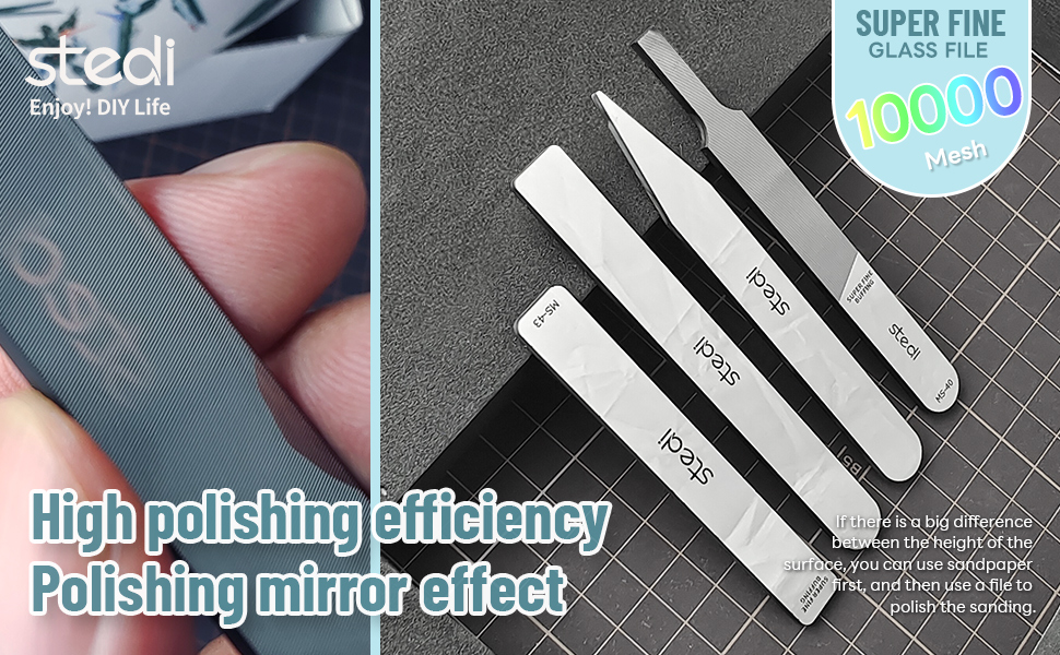 Stedi Iron Sand Palm Series Ultra Precision Glass File Polishing ...