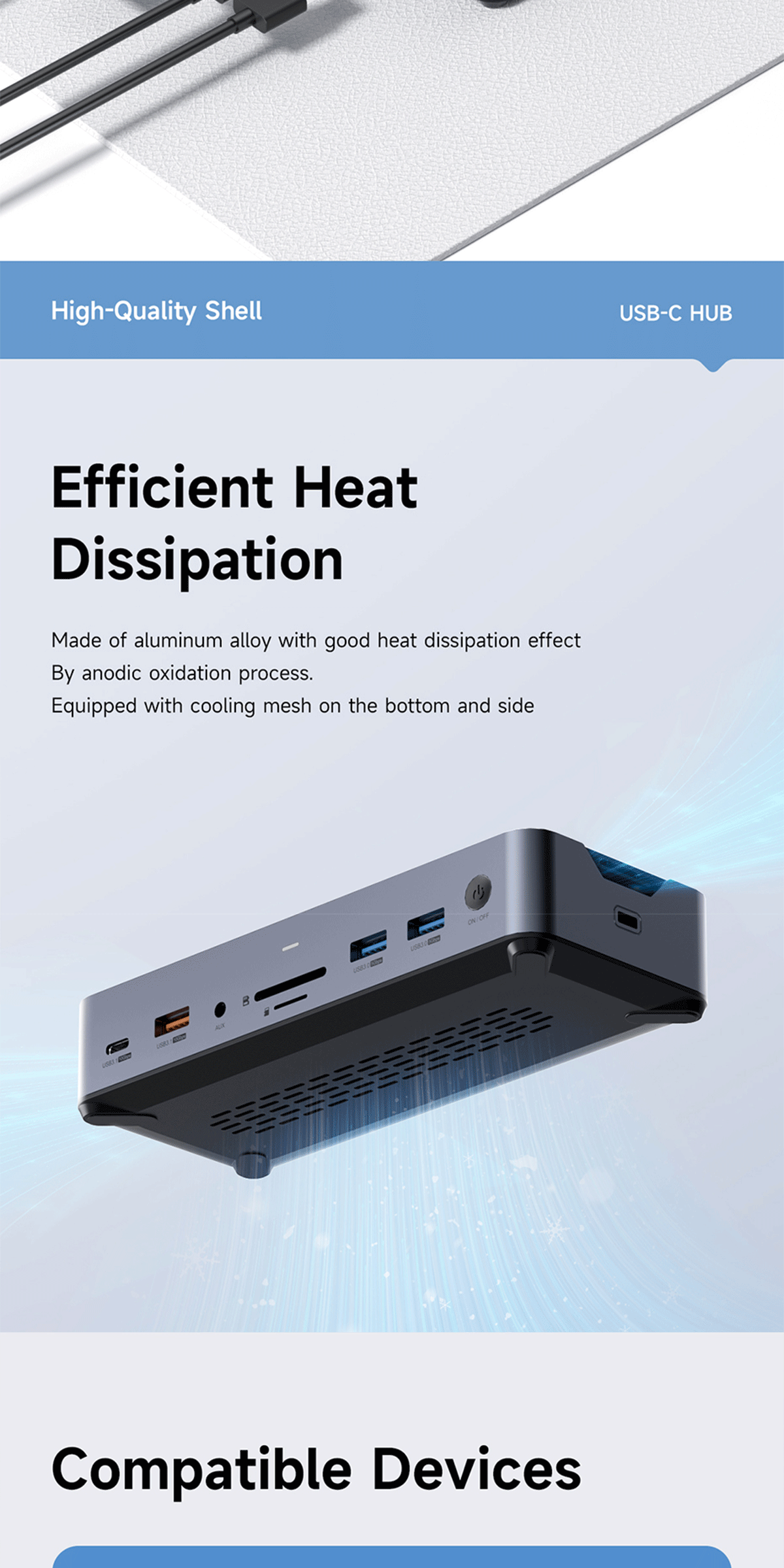 Hagibis USB C Docking Station Type C to 8K DP HDMI-Compatible Triple ...