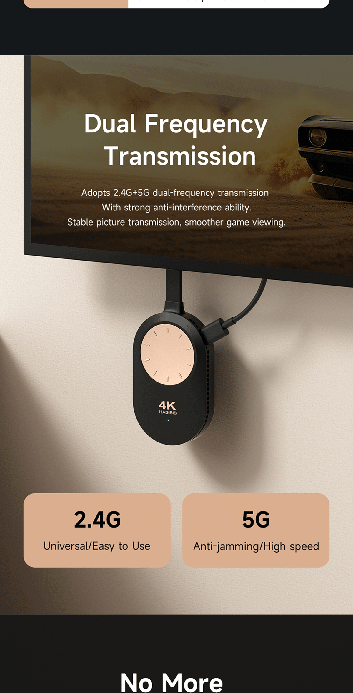 HAGiBiS Wireless HDMI Display Dongle Adapter | Shopee Malaysia