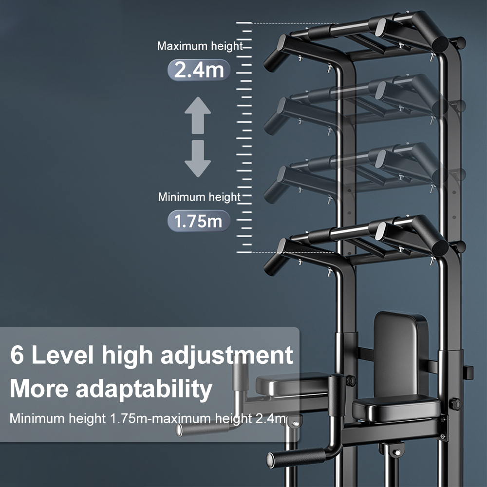 OneTwoFit Upgrade Adjustable Pull-Up Bar Top Double Bar Exercise ...