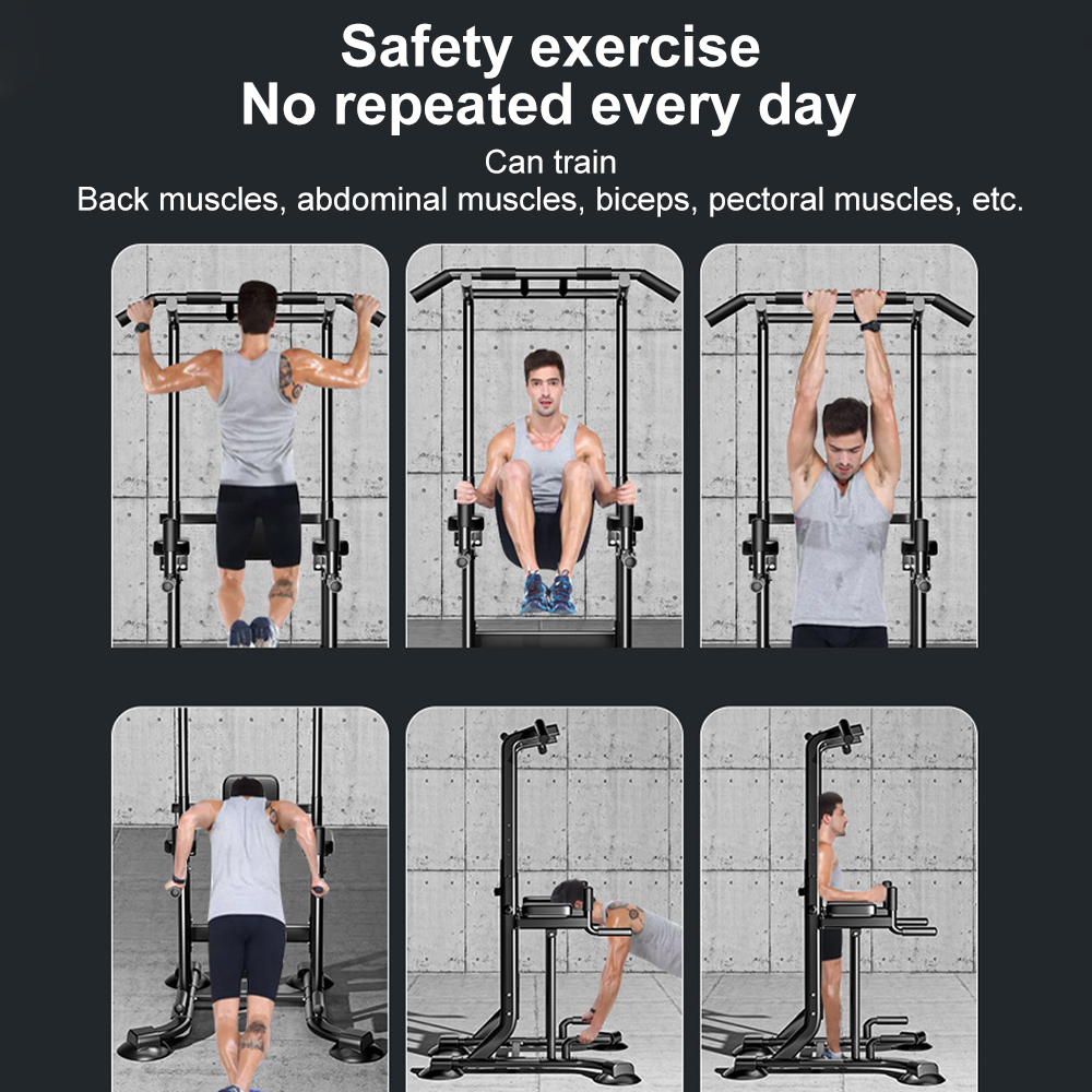 OneTwoFit Upgrade Adjustable Pull-Up Bar Top Double Bar Exercise ...