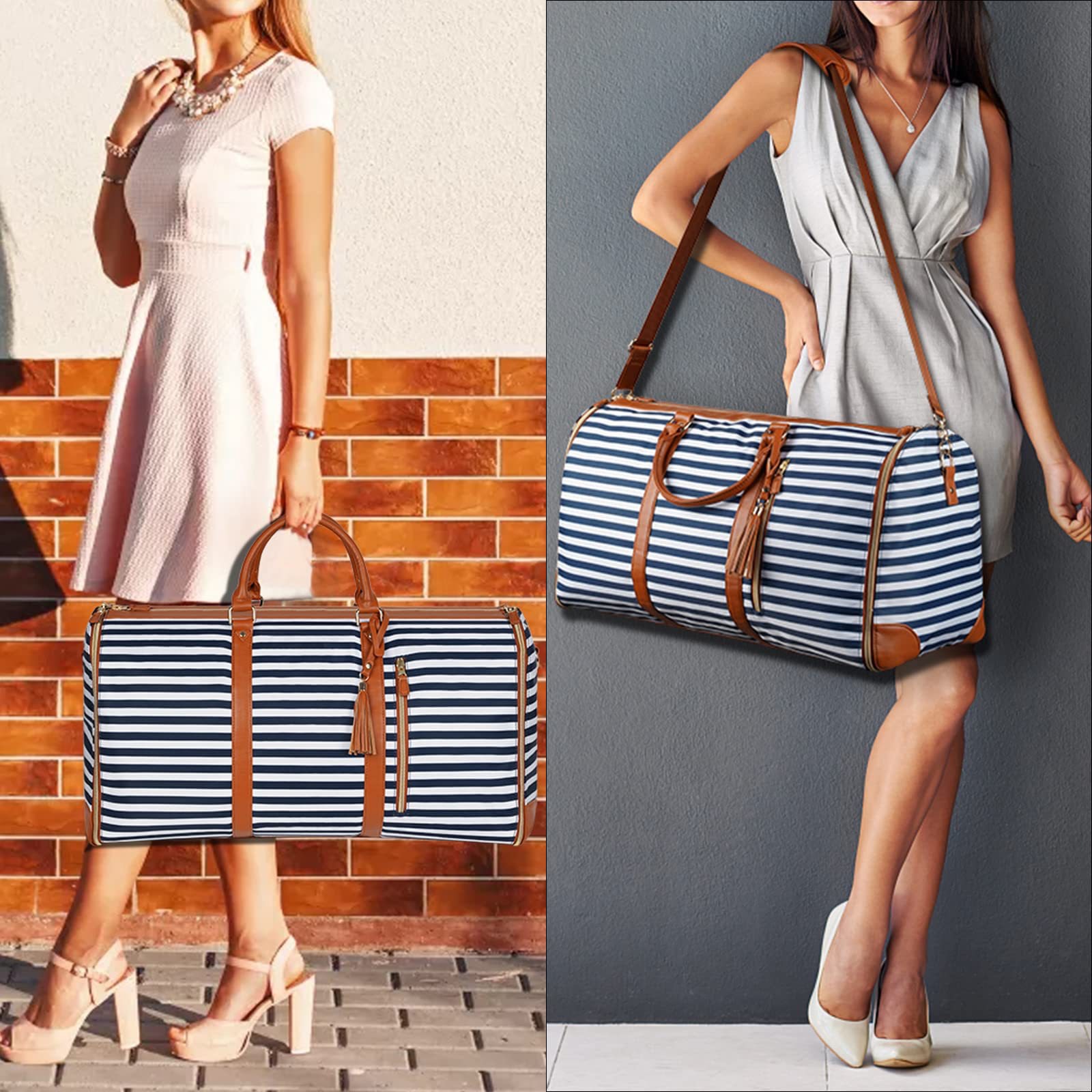 Travel Bag Multi-Functional Large Capacity Storage Tote Hand-Carry ...