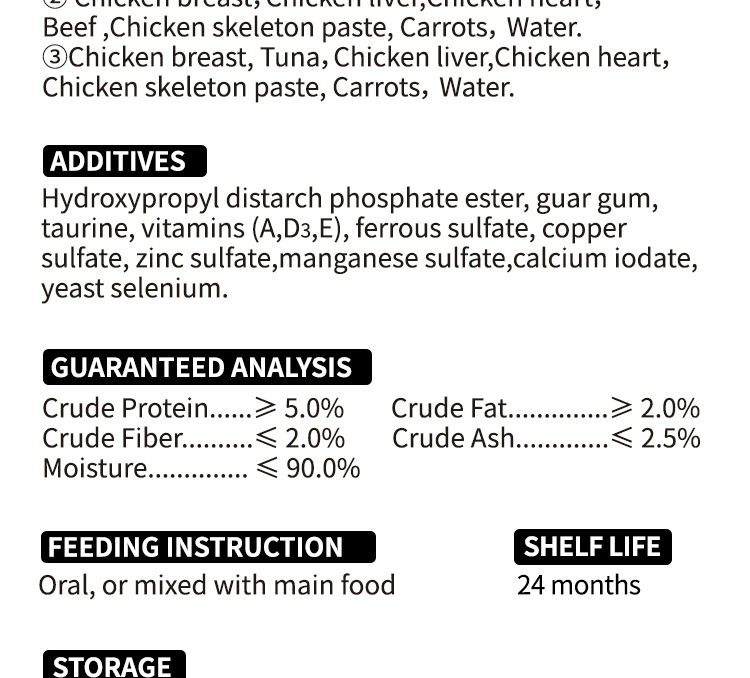 Cat Snack Canned Cat Mousse Snack Cat Food Wet Cat Food Canned Tuna ...