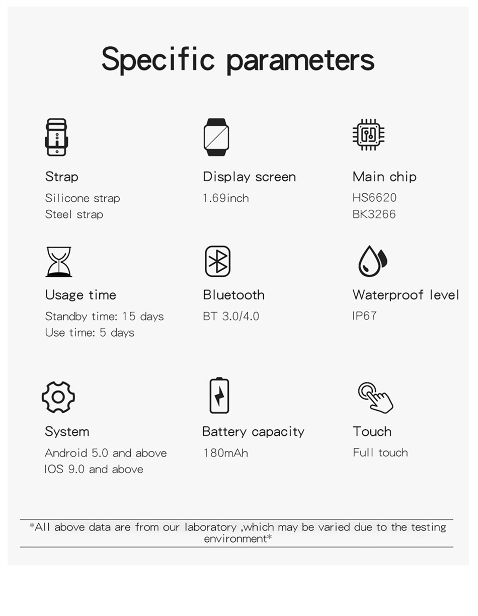 LIGE Original Women Smart Watch full Touch Screen Fashion Sports Multi ...