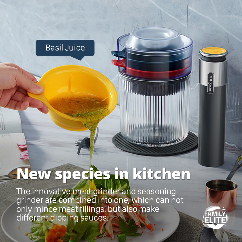 Donlim Wireless Blender Chopper Meat Grinder Chopper Electric Blender ...