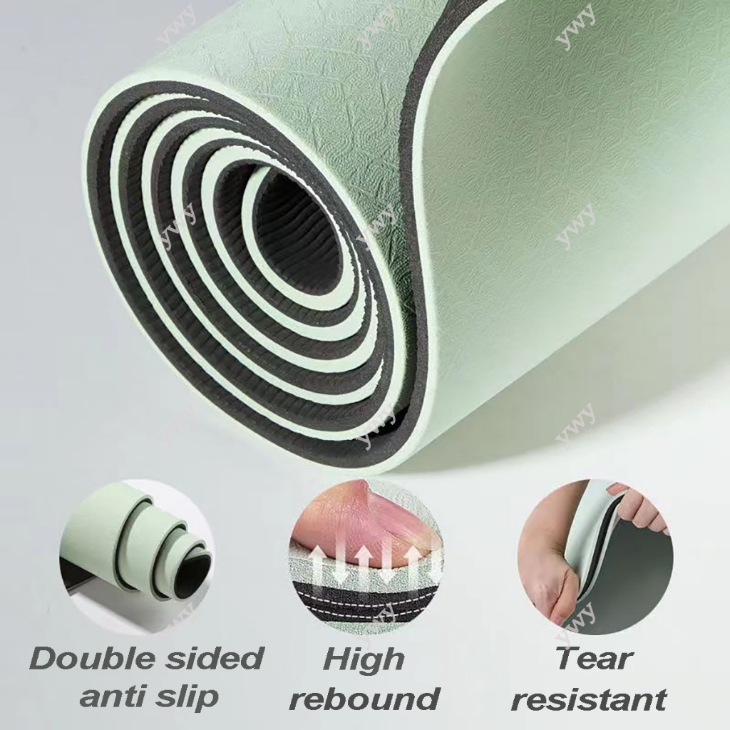 【Ready Stock】183*81*8cm Soft High Density Extra Thick Yoga Mat Tikar ...