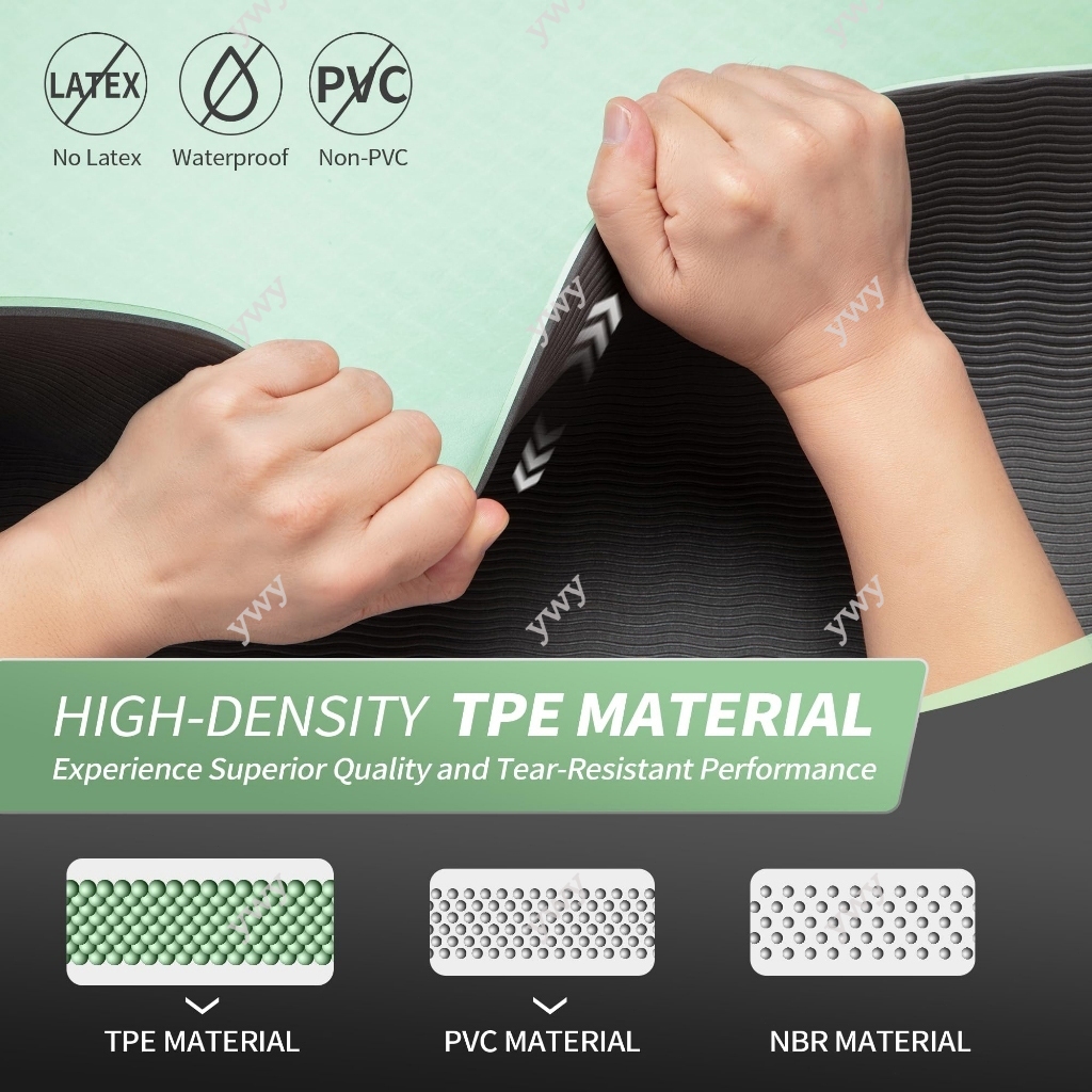 【Ready Stock】183*81*8cm Soft High Density Extra Thick Yoga Mat Tikar ...