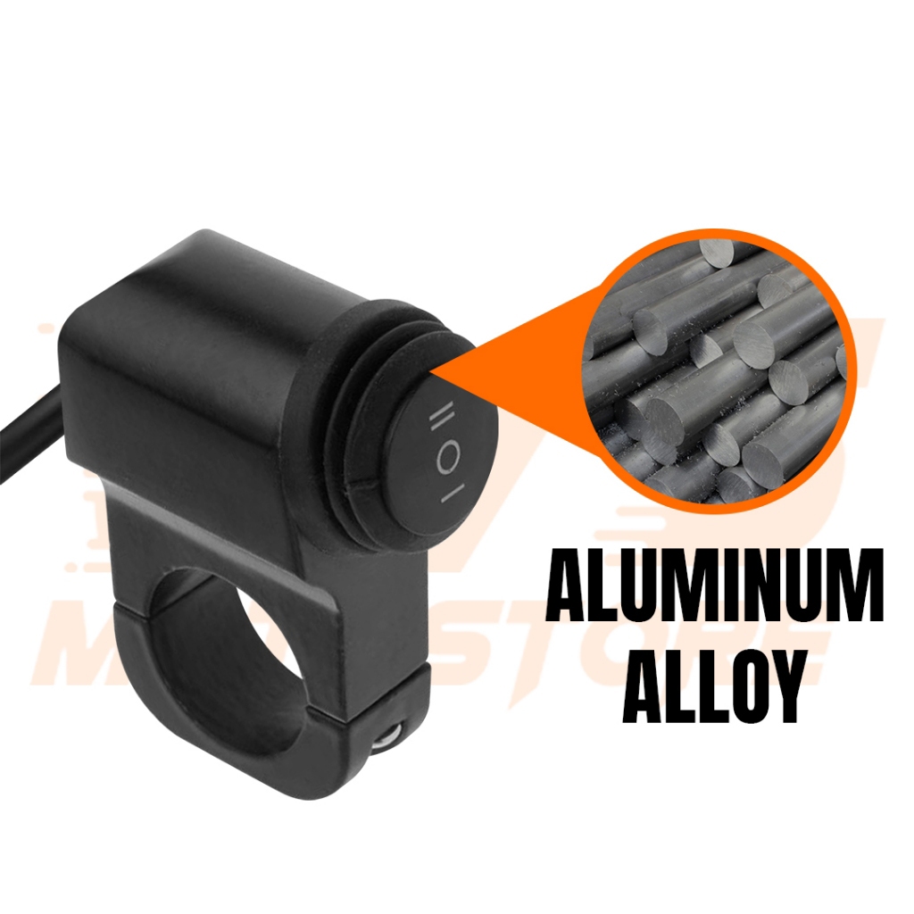 Universal Motorcycle 3 Way Switch ON OFF Mini Driving Light Switch With ...