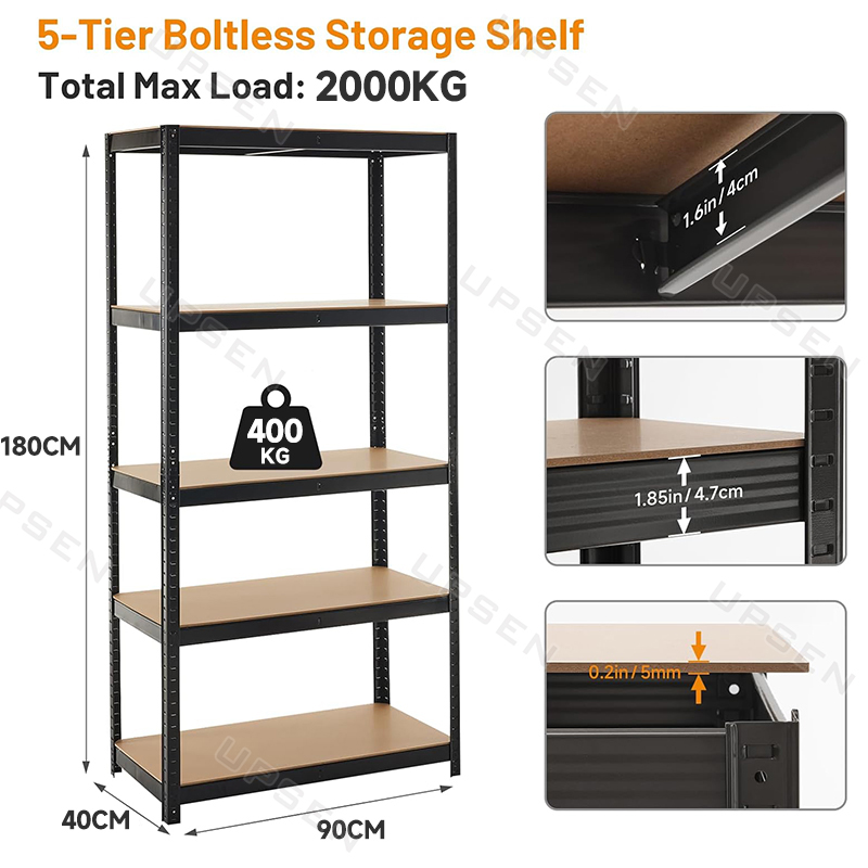 Boltless Rack Rak Dapur Rak Besi Bertingkat Heavy Duty Rack Full Metal ...