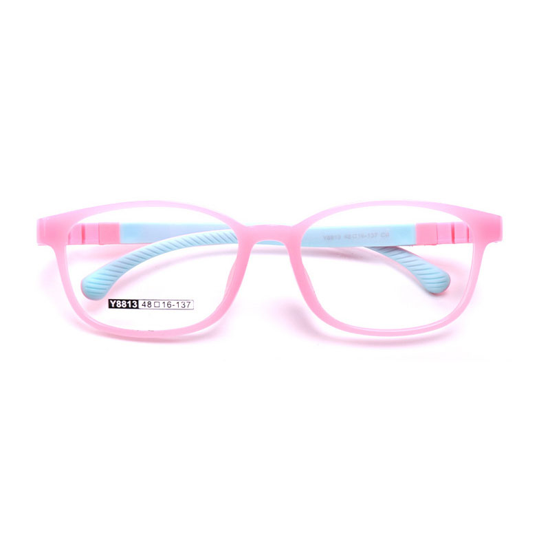 Kids Glasses Silica Gel Specs Kid Spectacle Frame Optic TR90 Silicone ...