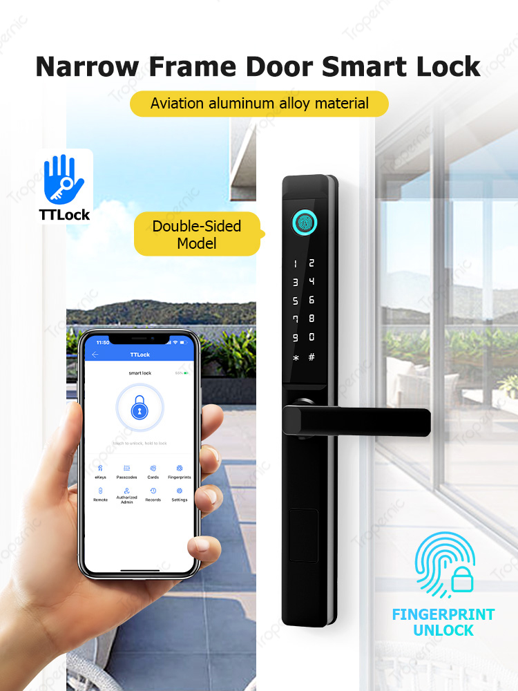 【Smart Grill Door Lock】TTLOCK Smart Door Lock Double Side Outdoor ...