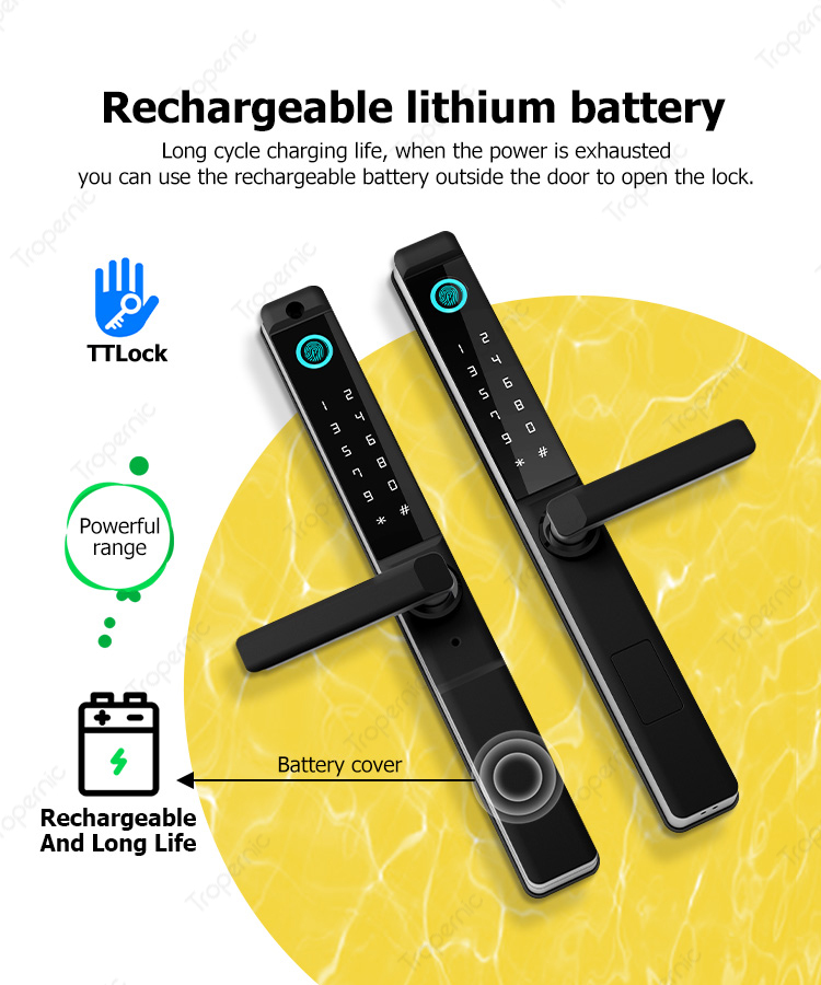 【Smart Grill Door Lock】TTLOCK Smart Door Lock Double Side Outdoor ...