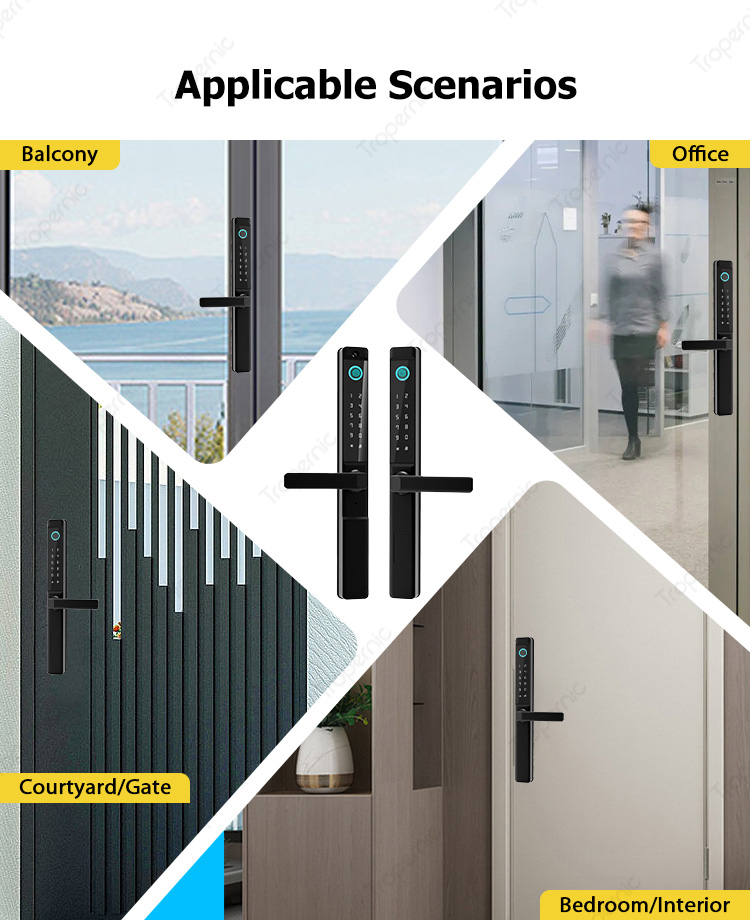 【Smart Grill Door Lock】TTLOCK Smart Door Lock Double Side Outdoor ...