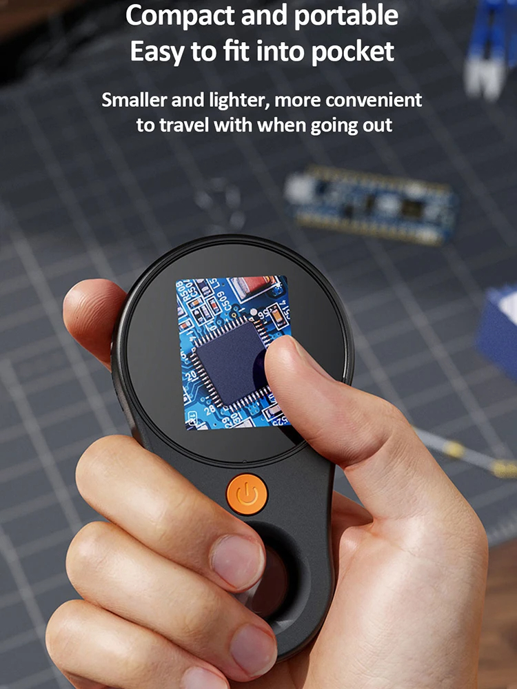 500X Magnification Digital Handheld Microscope Magnifier Portable ...