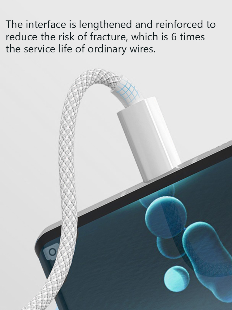 Dual Type-C Fast Charging Data Cable Upgraded with Tin Plated Copper ...