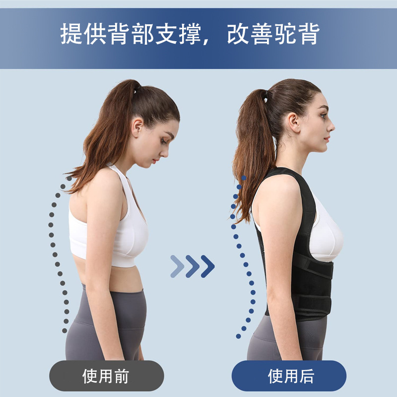 Back Brace Posture Corrector for Women & Men Back Straightener ...