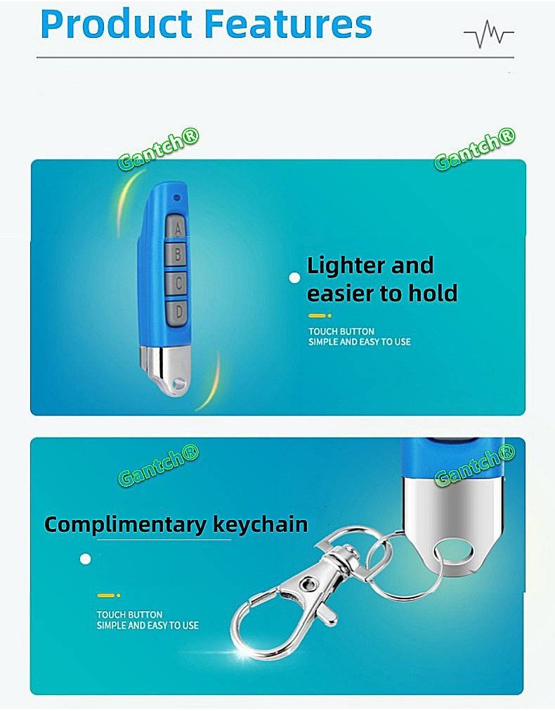 315MHz 433MHz RF Wireless Remote Control for Automatic Gate Control ...