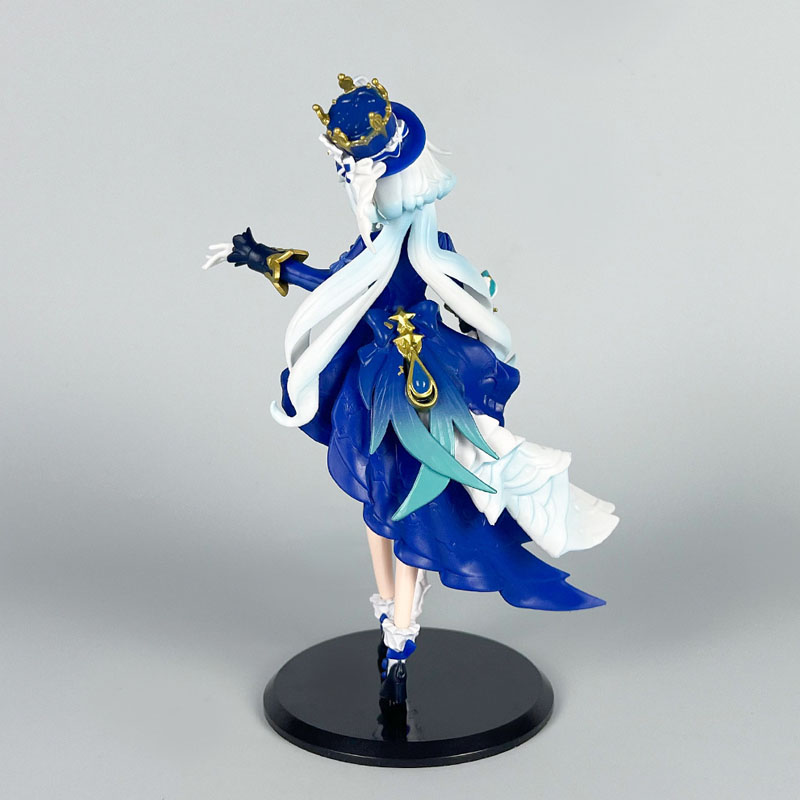 22cm Genshin Impact Furina Action Figure Toys Justice God Water God ...