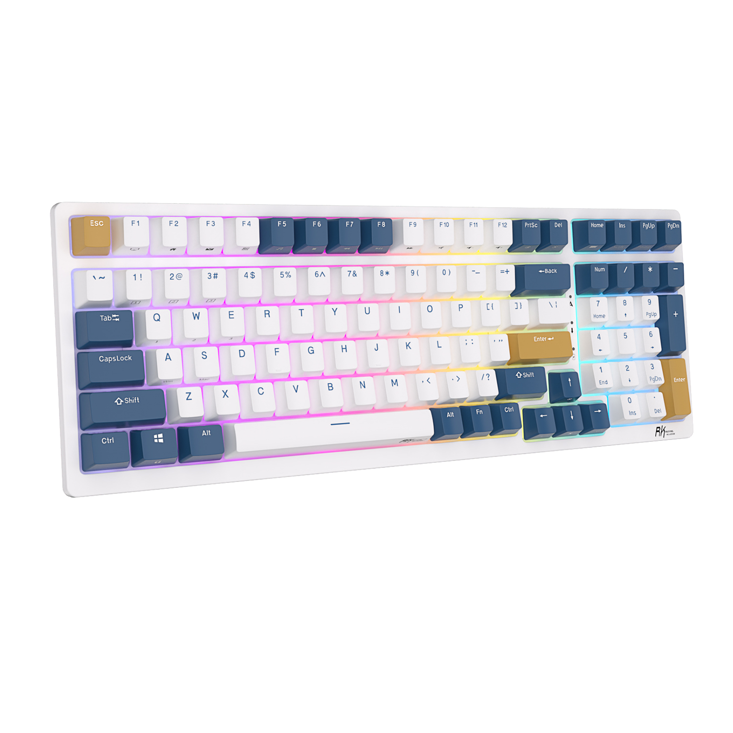 Royal Kludge RK98 Hot Swappable 98Key Wireless Mechanical Keyboard with ...