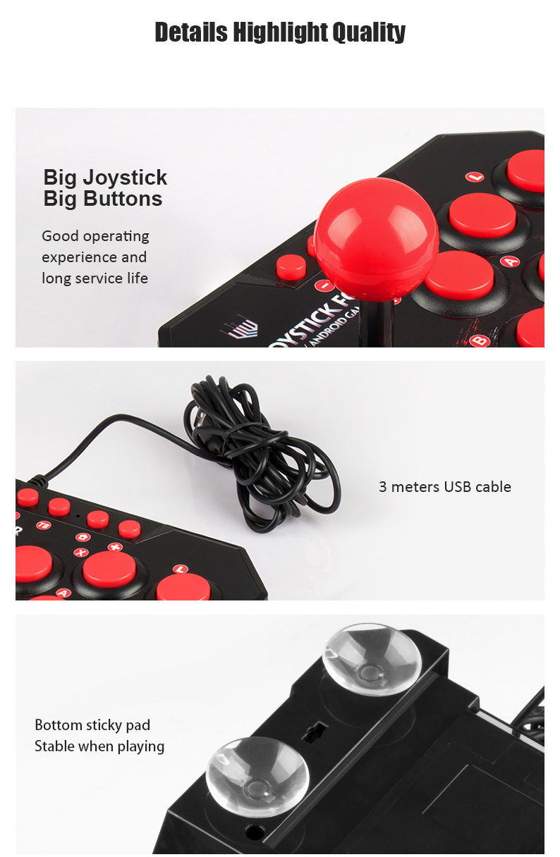 Suitable for Switch/PC/PS3/Android game controllers, rocking tables ...