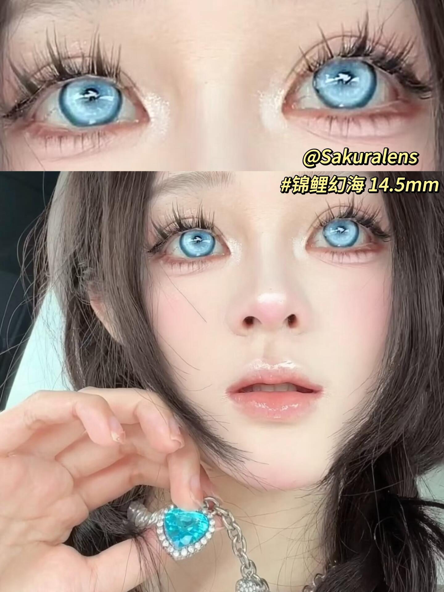 KSSEYE 2pcs Color Contact lens Yearly Cosplay Soft Contact Lens 14.5MM ...