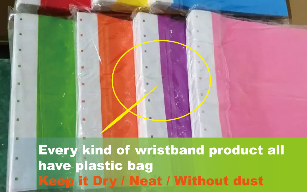 customized wristband paper label tyvek sticker disposable event ...