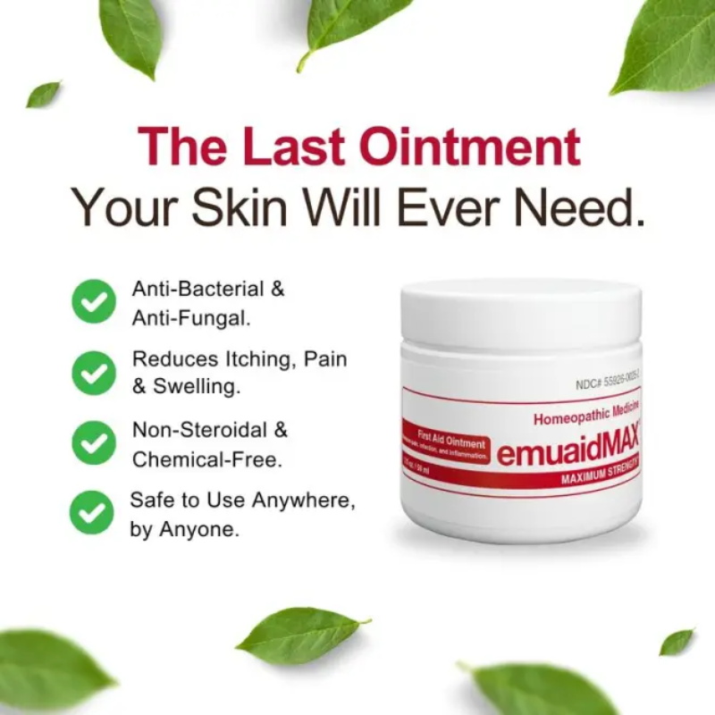 EMUAIDMAX Cream- Maximum Strength Treatment for Resistant Skin ...
