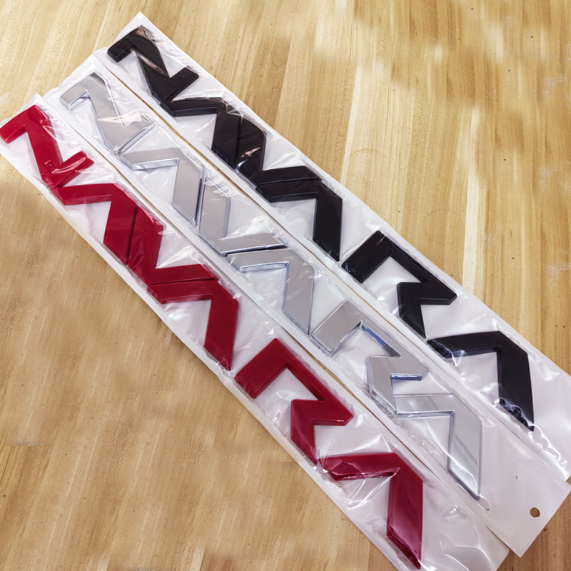 1 x ABS Front Grille Big NAVARA Letter Car Auto Front Trunk Hood Emblem ...