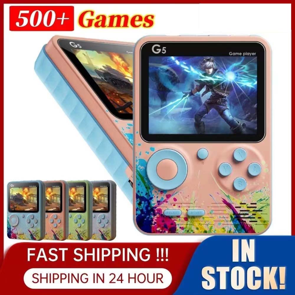 2024 New G5 Game Mini Game Boy Sup Game Console Machine Built-in 500 ...