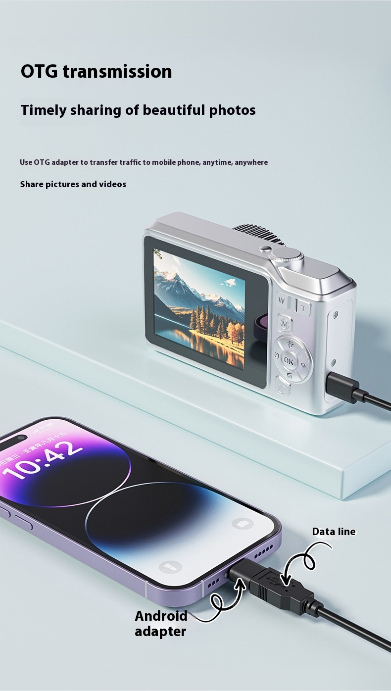 JCL K10 HD Student Camera, Portable Transferable Mobile Phone, DSLR ...