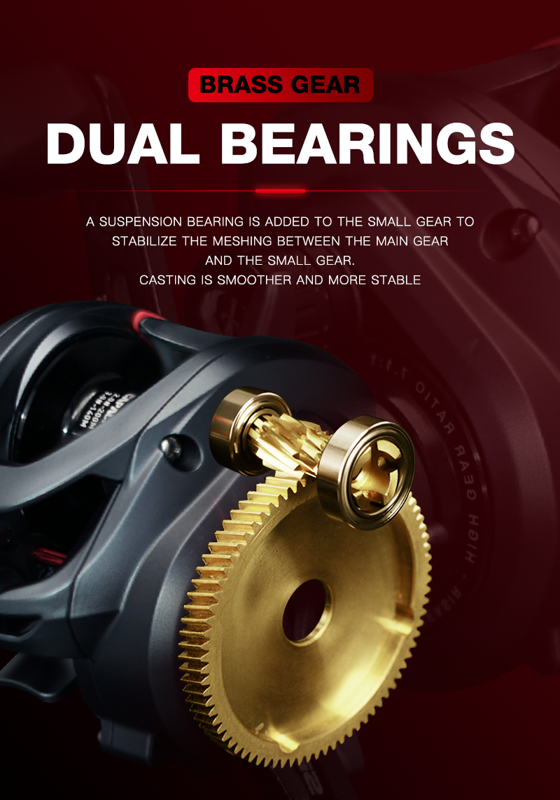 Seasir Commando Power Baitcasting Fishing Reel 7.1:1 High Speed Gear ...