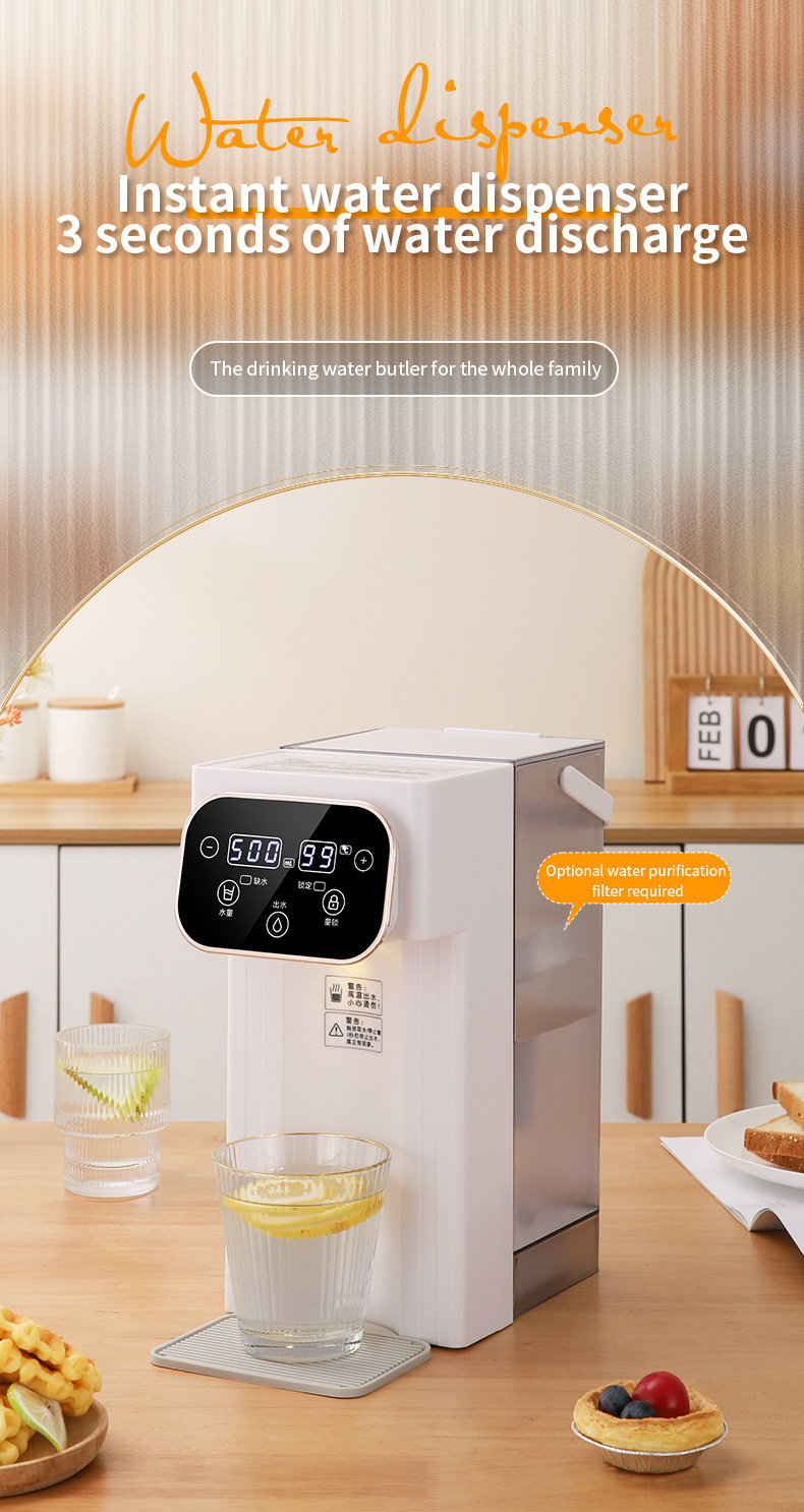 3L Hot Water Dispenser Household Filter Type Water Dispenser Desktop ...